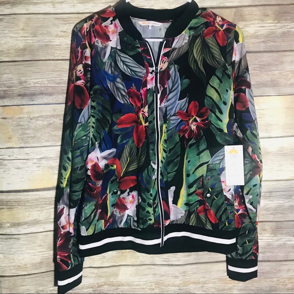 C&C California | Jackets & Coats | Cc California Jacket Floral Small ...